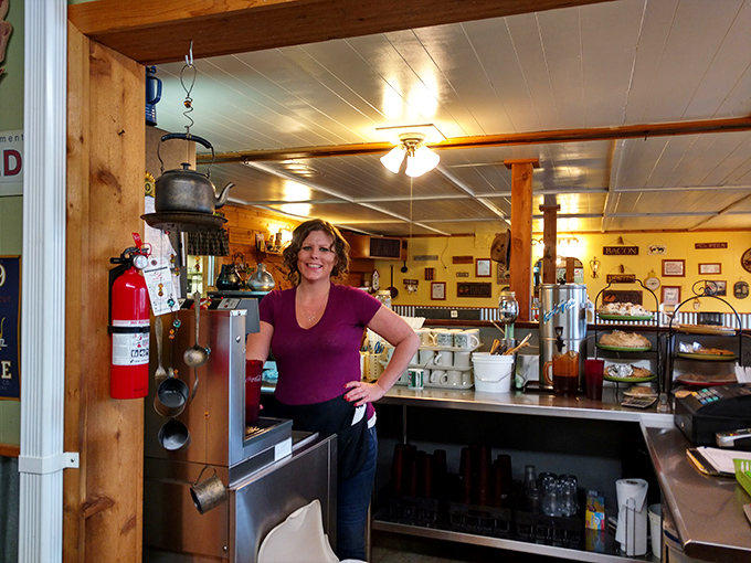 Behind every great diner is someone who knows exactly how long to cook your eggs. The heart of Bev's operations, where timing is everything.