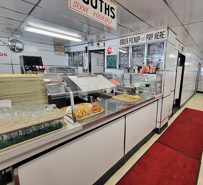Serve Yourself isn't just a sign&mdash;it's a philosophy. This counter has been the stage for more food joy than most five-star restaurants. 