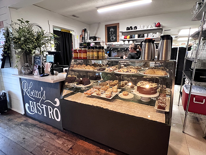 The pastry case&mdash;where willpower goes to die and "I'll just have a bite" becomes the lie we tell ourselves.