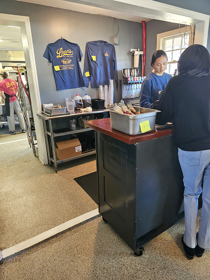 The merch counter &ndash; where you can take home a t-shirt because memories of that soup just aren't enough.