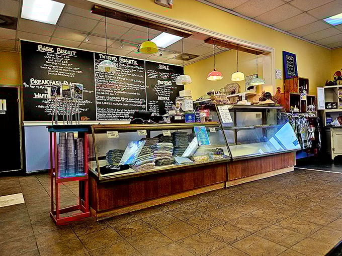 Behind that counter, culinary dreams come true. The display case is where willpower goes to die a delicious, flaky death.