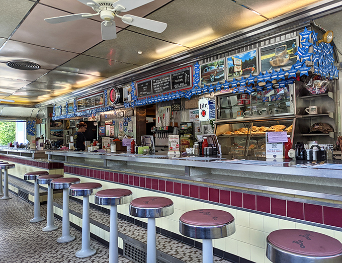 The counter isn't just where orders happen&mdash;it's front-row seating to the choreographed ballet of short-order cooking.