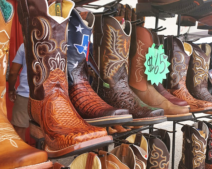 Boot Bonanza! These aren't just footwear&mdash;they're wearable Texas pride with Colorado prices, perfect for authentic Western style without the authentic Western bank loan.