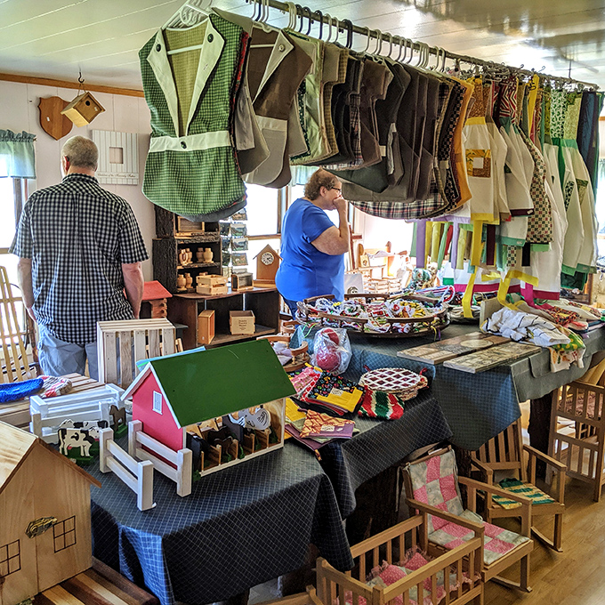 The true Amish Country shopping experience: handmade crafts, practical garments, and the quiet joy of discovering something made with care. 