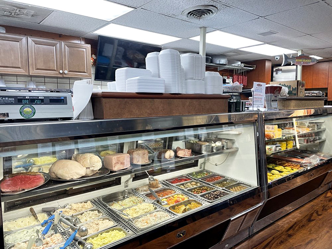 The deli counter &ndash; where magic happens daily as meats are sliced to order with the precision of a surgeon who's traded scalpels for deli knives.