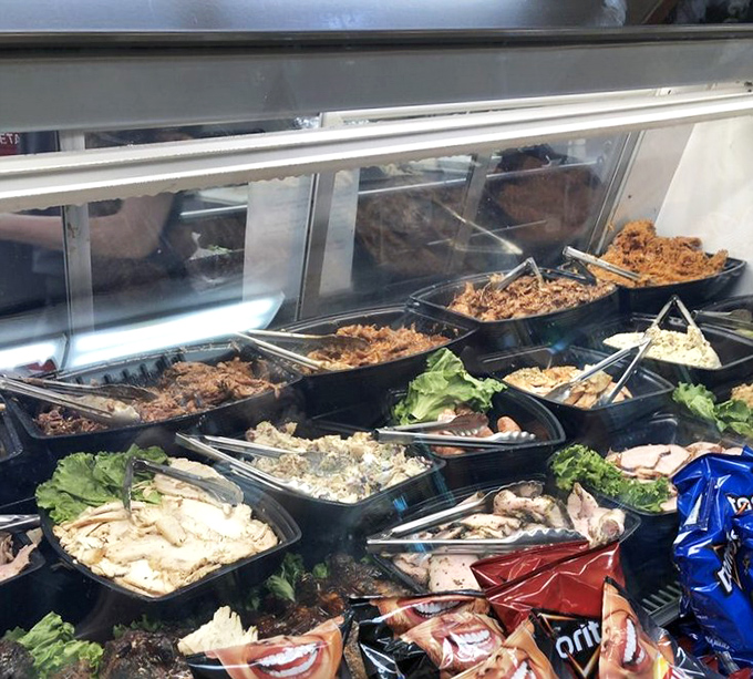 The deli case&mdash;a treasure chest of protein where tomorrow's lunch is just waiting to be discovered.