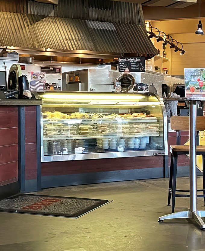 A dessert display that stops traffic &ndash; sweet endings visible through glass, calling your name after dinner.