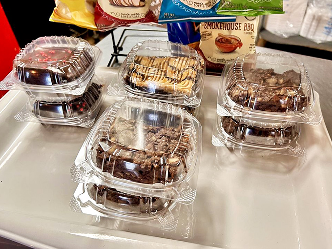 To-go containers packed with smoky goodness&mdash;proof that the best souvenirs from Ohio aren't keychains but leftovers that'll make your future self very happy.