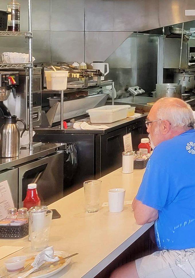 A glimpse into the kitchen where breakfast dreams become reality. Where spatulas are wielded with the precision of surgical instruments.