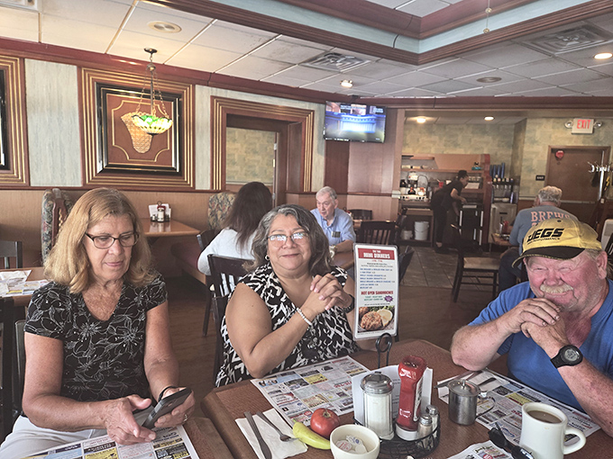 Where conversations flow as freely as the coffee refills. These regulars know the secret to happiness includes breakfast at Tic-Toc.
