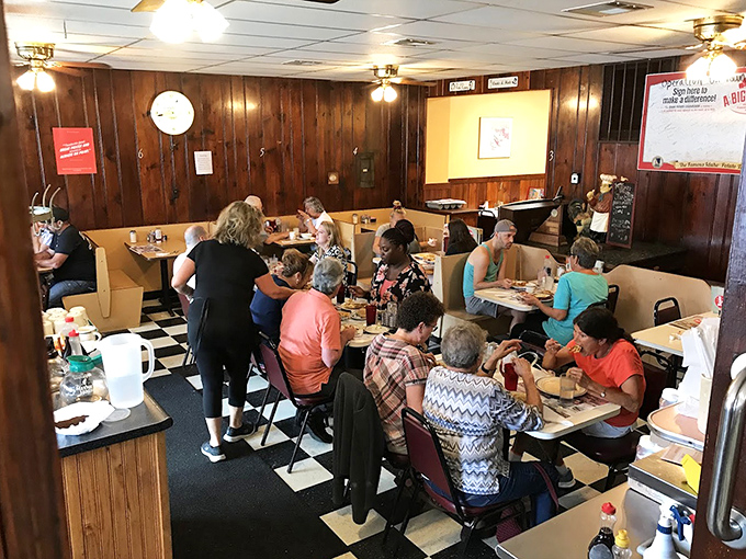 Real people enjoying real food &ndash; the kind of authentic dining scene that's becoming beautifully rare.