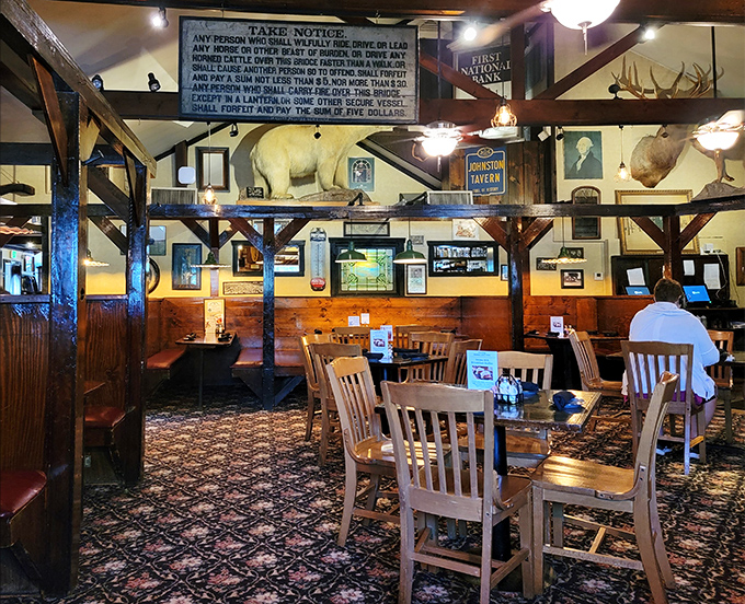 Dining areas that transport you to a time when conversations weren't interrupted by notifications and comfort food ruled supreme.