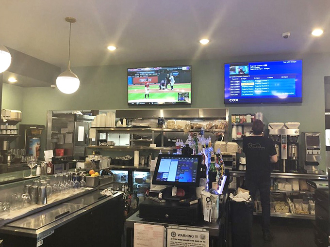 Where food meets entertainment. The open kitchen concept lets you watch culinary magic happen while catching the score of the game.