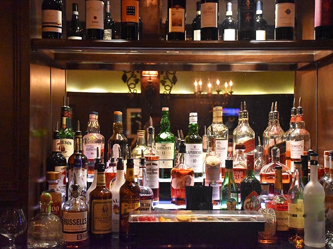 The bar at Charlie Gitto's doesn't just stock bottles; it curates liquid happiness for every palate and celebration.