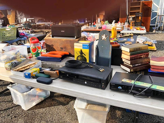 One person's outdated electronics are another's nostalgic gold mine&mdash;VCRs and stereo equipment that once represented the height of home entertainment.