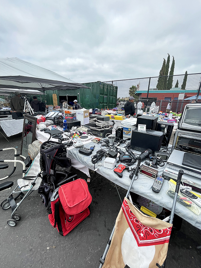 The electronics section &ndash; where yesterday's cutting-edge technology finds new purpose and vintage cameras await their Instagram moment.