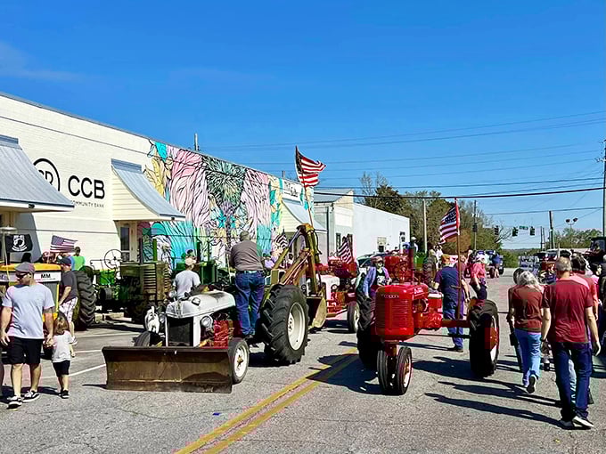 Nothing says "small-town America" quite like a tractor parade &ndash; where John Deere is the Ferrari of the fleet.