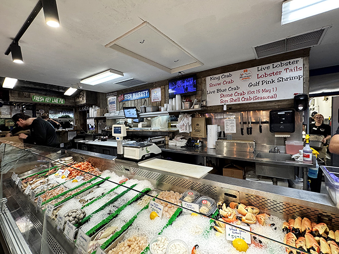 Pick your dinner straight from the ice &ndash; it doesn't get fresher unless you catch it yourself.