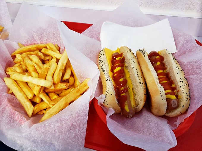 When cheese dogs and fries unite, beautiful things happen that defy all dietary logic.