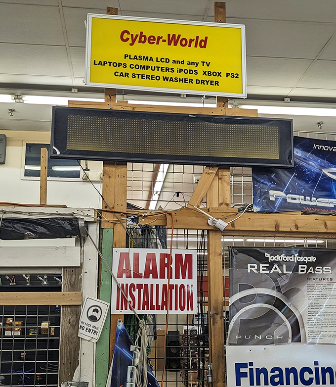 "Cyber-World" promises technological solutions for every need&mdash;from entertainment systems to appliance repair. The digital revolution lives on at affordable prices.