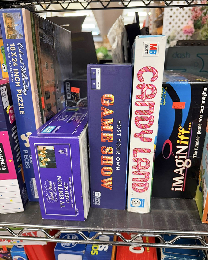 Board game bonanza where family night gets funded without breaking the bank. Candy Land never goes out of style.