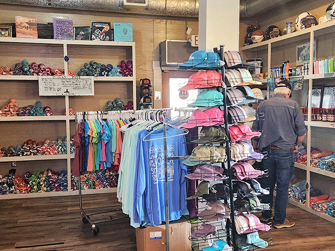 The gift shop offers colorful souvenirs that say "I found this amazing place before it went viral" – the ultimate Florida bragging rights.