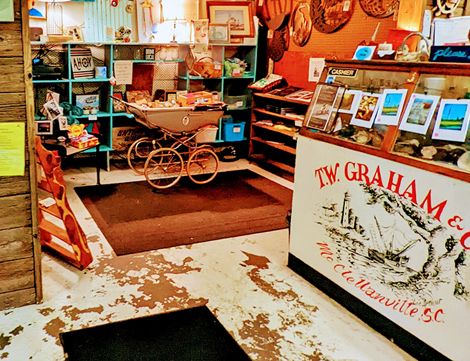 The gift shop feels like rummaging through your coolest grandparent's attic&mdash;maritime treasures and local crafts that actually deserve shelf space in your home.