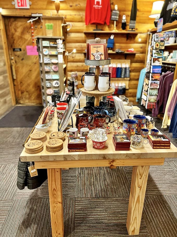 Souvenirs that let you take a piece of Swedish-American charm home &ndash; from goat mugs to wooden crafts that practically yell "V&auml;lkommen!"