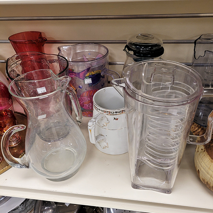 These glass pitchers have poured countless lemonades and mimosas in their past lives&mdash;and they're ready for an encore at your brunch.