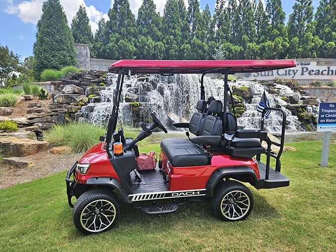 The official chariot of retirement royalty. These golf carts aren't just transportation&mdash;they're freedom machines for zipping between pickleball matches and happy hour.
