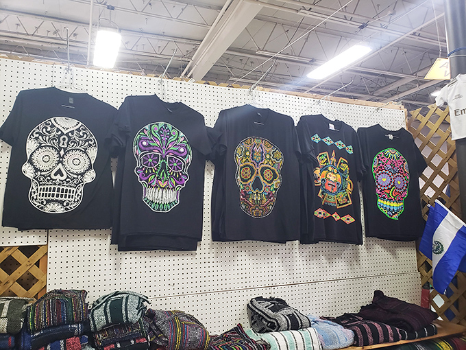 Day of the Dead meets Maryland style. These skull-adorned shirts bring just the right amount of edge to your weekend wardrobe.