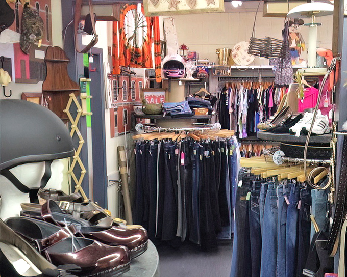 The clothing section's careful organization means you'll find that perfect blazer without developing a new stress disorder.