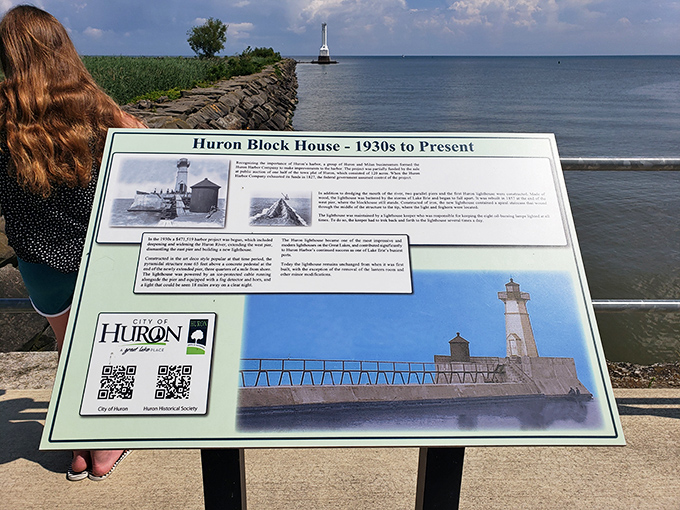 History with a view&mdash;learning about Huron's past while watching boats drift by might be the most pleasant education you'll ever receive.