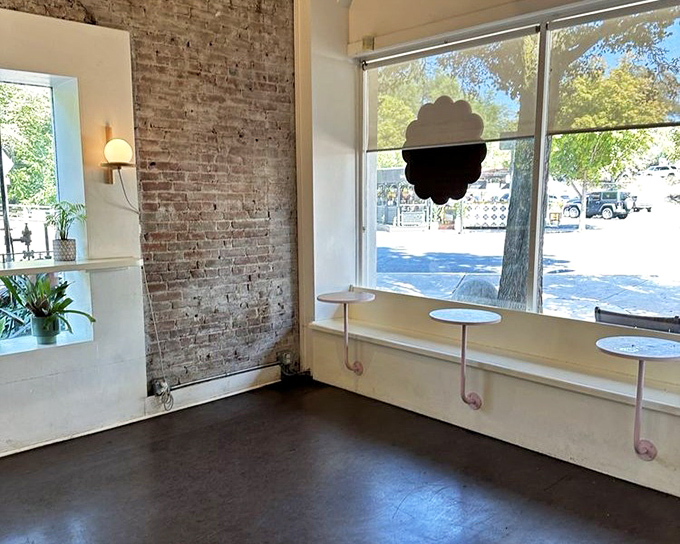 Window seats at Mix offer prime people-watching real estate while you contemplate which pastry deserves your attention next.