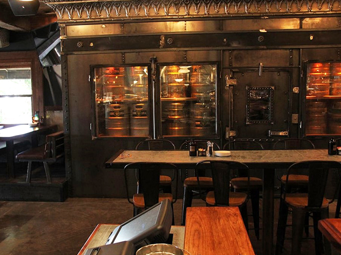 Behind glass doors, smokers work their low-and-slow magic. It's barbecue theater where the drama unfolds at 225 degrees for up to 14 hours.