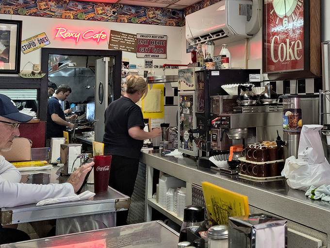 The kitchen ballet &ndash; where short-order cooks perform breakfast choreography that would make the Bolshoi jealous.