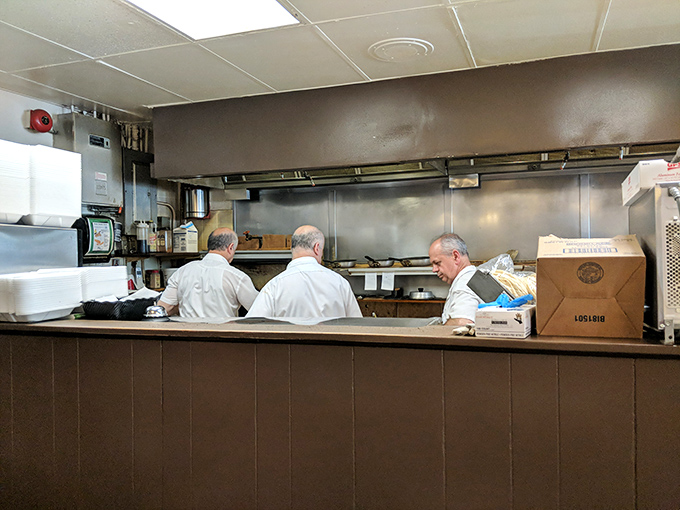 The kitchen crew works with the synchronized precision of an Olympic swim team – but with more delicious results.