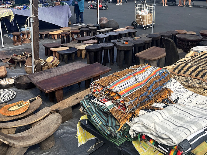 African stools that turn any corner into a conversation piece about your worldly design sensibilities.
