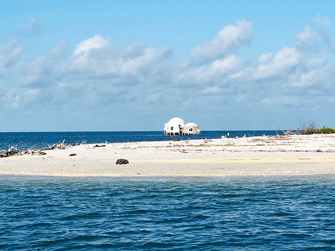 Once beachfront property, the shifting sands of Cape Romano reveal how quickly Florida's coastline can transform, leaving the domes increasingly isolated.