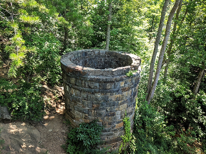 This stone tower stands as a testament to the craftsmanship of the Civilian Conservation Corps, who built with the expectation their work would last centuries.