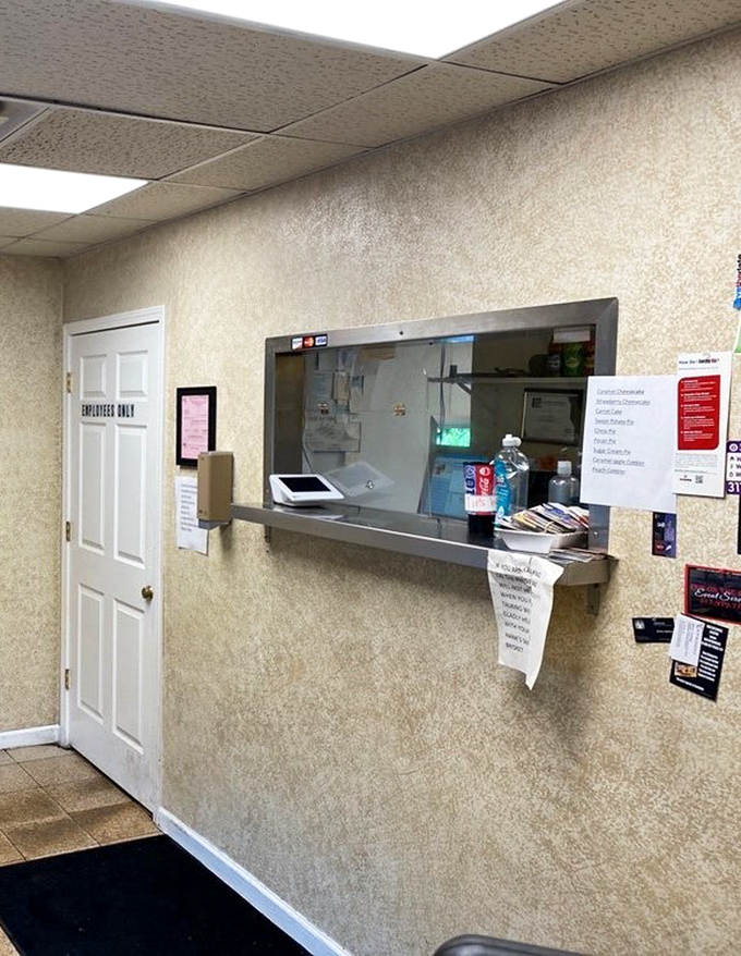 Where BBQ dreams become reality. This humble order window has witnessed countless moments of anticipation and joy.