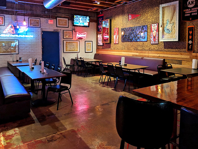 The dining room feels like the living room of that friend who always throws the best parties &ndash; comfortable, welcoming, and ready for good times.