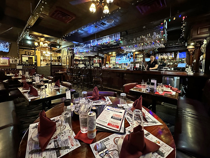 The bar area&mdash;where strangers become friends, where "just one drink" becomes dinner, and where bartenders remember your usual before you do.