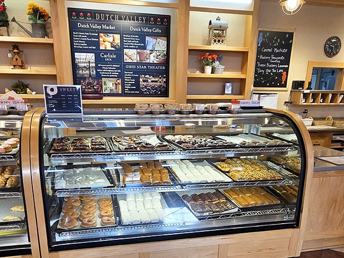 The bakery case&mdash;where diet plans go to die and "I'll just have a small piece" becomes the lie you tell yourself.