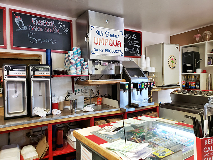 Where the magic happens: Umpqua dairy products and handwritten specials hint at the local touches that elevate this joint.