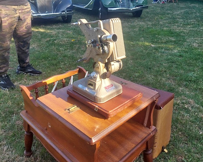 Another glimpse of cinematic history. This projector has outlasted eight-tracks, Betamax, and countless streaming services that promised to replace it.