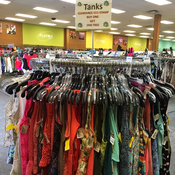 The circular racks &ndash; retail's version of a treasure hunt where patience rewards you with hidden gems among the hangers.