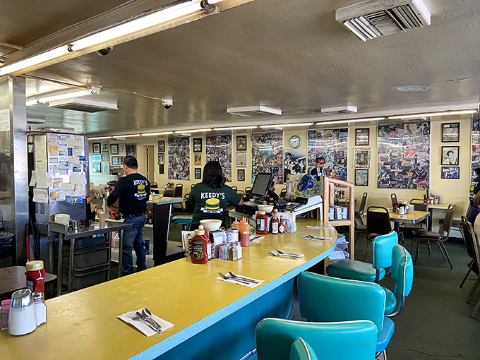 The classic diner counter where regulars have their "usual" and newcomers become regulars after just one perfect breakfast.
