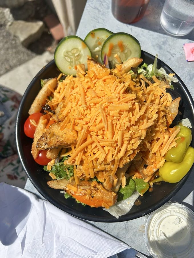 Their salads prove green food can hang with the indulgent stuff. Fresh, colorful, and substantial enough to silence your health-conscious friend.