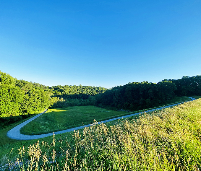 The winding path leads to panoramic rewards&mdash;a reminder that sometimes the best views require a little extra effort.